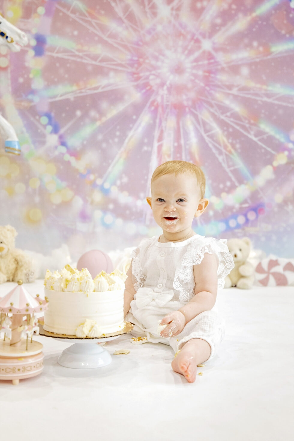 One Year Old Photoshoot Ideas - Little Magnolia Photography Studio